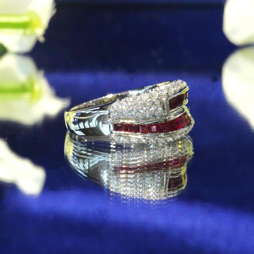 The Ruby & Diamond Dress Ring [2-167] - $0 : Birkbecks Jewellers ...